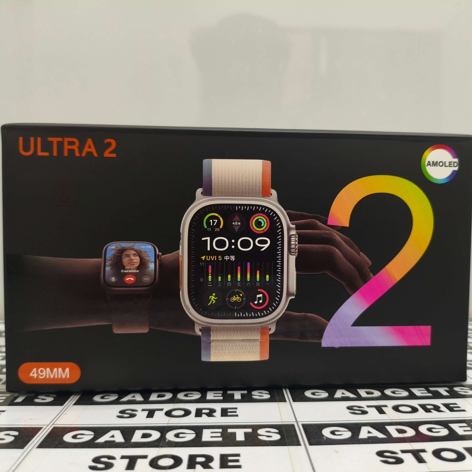 Ultra 2 Smartwatch Copy with Stainless Steel Chain - Gadgets Store